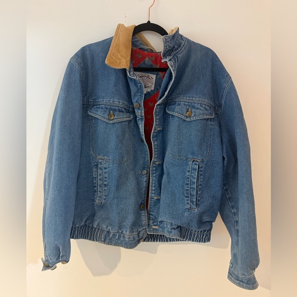 Current Seen | Jackets & Coats | Current Seen Brand Denim Jacket Red ...